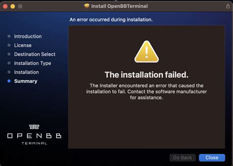 Bug Installer An Error Occurred During Installation Contact The Software Manufacturer For