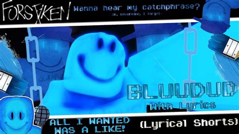 Bluudud With Lyrics Bluudud Chase Theme {lyrical Sh0rts} [roblox Forsaken] Youtube