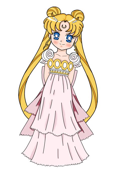 Princess Serenity Chibi By Abril96345 On Deviantart