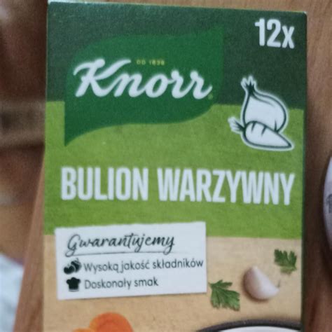 Бульон овощной Knorr - калорийность, пищевая ценность ⋙ ...