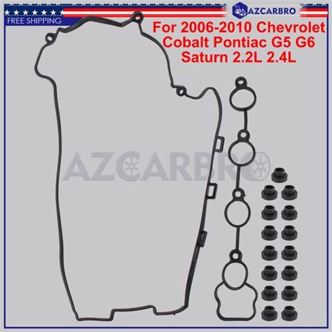 Valve Cover Gasket Set For 06 10 Chevrolet Cobalt Pontiac G5 G6 Saturn