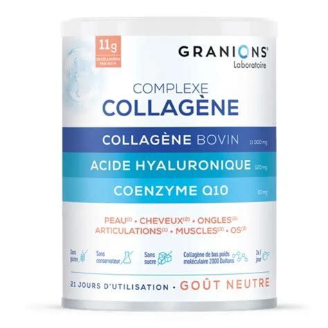 Complexe Collagène Bovin 242g Granions Articulations Et Muscles