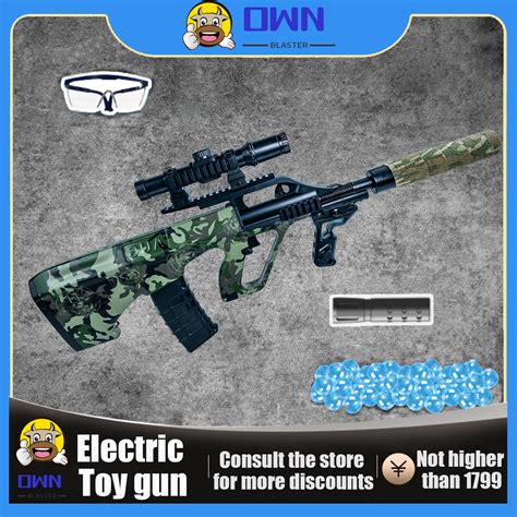 Gbb Electric With Gel Ball Blaster Aug Toy Gun Splatter Blaster Ball