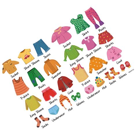 Dresser Clothing Decals Clothing Sort Wall Sticker Removable Clothes