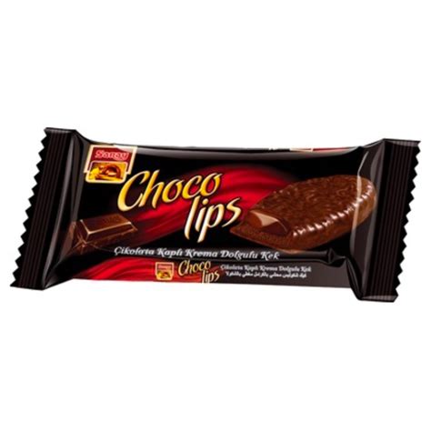 Saray Choco Lips Chocolate Cake With Cream Filling 35g