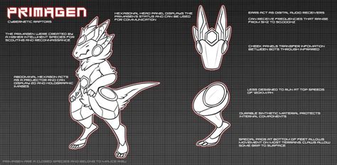 Primagen Reference Sheet Protogen Know Your Meme