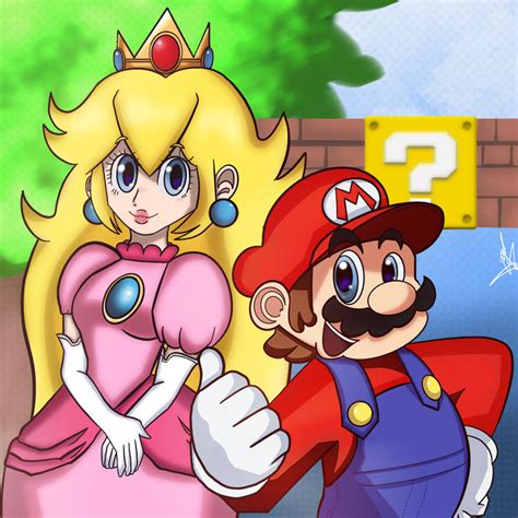 Mario And Princess Peach [mar10] By Tebamohammeda On Deviantart