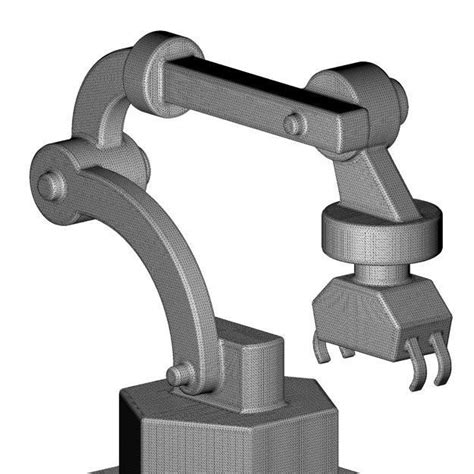 Educational Robot Arm Toy D Model Cgtrader