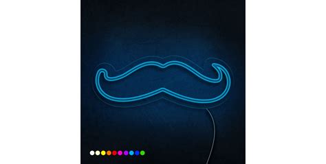 Néon Mostacho Enseigneplus