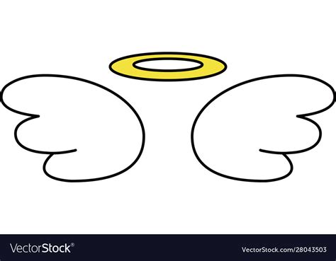 Cute Angel Wings Logo