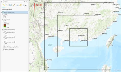 【arcgis Pro实操第6期】绘制wrf三层嵌套区域wrf三层嵌套网格的设置 Csdn博客