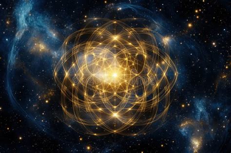 Quantum Particle Energy Pattern In Deep Space Universe Exploration Quantum Particle Energy Pattern In Deep Space Universe Exploration