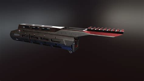 3d Model Sag Mk21 Ak Chassis Vr Ar Low Poly Cgtrader