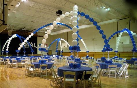 High School Gym Prom Decor