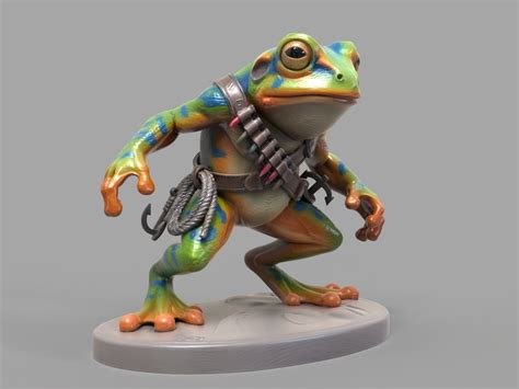 🗿 Grung Ranger Venomous Jungle Scout・ Stl File For 3d Printing・cults