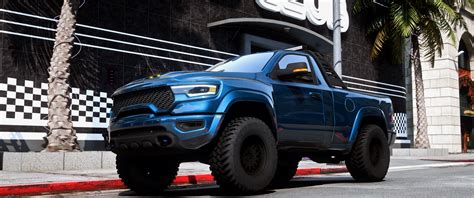 Debadged Custom Trx Single Cab Fivem Dealership