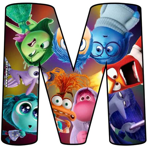 Inside Out 2 Letter M