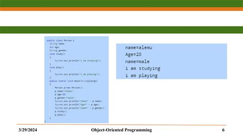 Chapter Concepts Of Object Oriented Programming PPTX