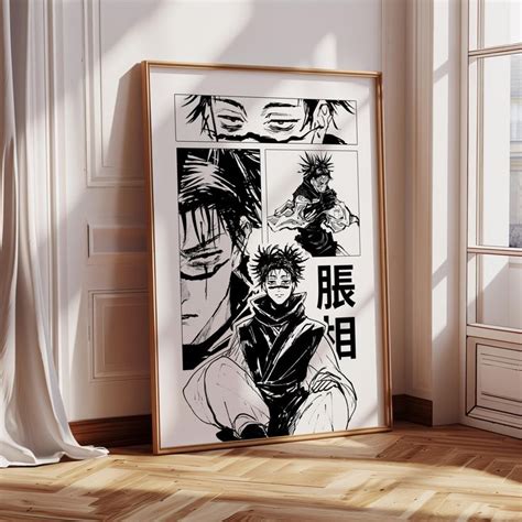 Choso Jujutsu Kaisen Poster Jjk Art Print Jujutsu Kaisen Anime Art