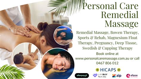 Personal Care Remedial Massage North Albury Nsw