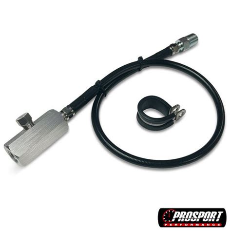 R Spec Remote Oil Sensor Adaptor Kit 18bspt 18npt Black R