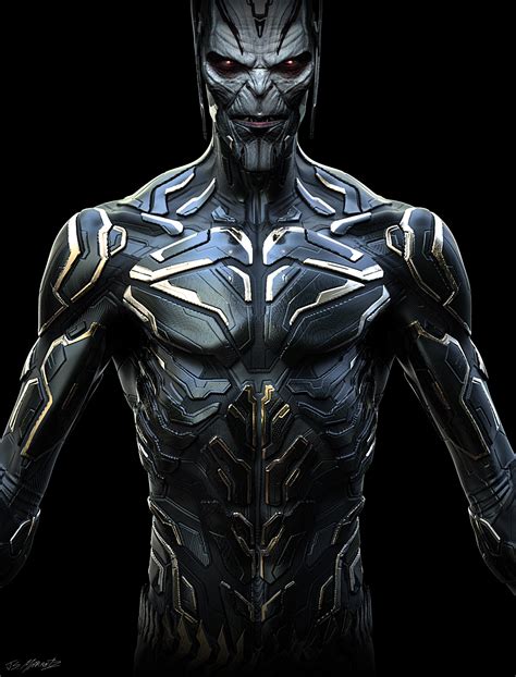 Jerad S Marantz Avengers Infinity War Corvus Glaive Concept Art