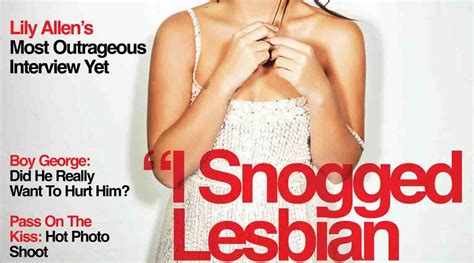 Lily Allen Talks About Sex With Lesbians