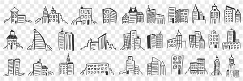City Doodle Vector Images Over 27 000