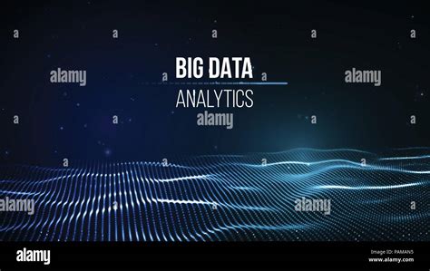 Big Data Visualization Background 3d Big Data Connection Background