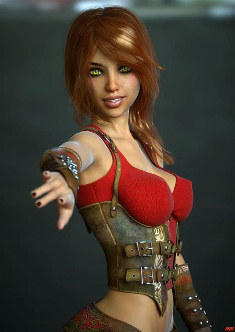 Wallpaper Model 3d Render Boobs Person 3dx Clothing Lady