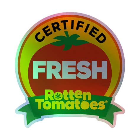 Rotten Tomatoes Certified Fresh Holographic Sticker Fandango Fanstore