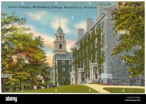 The Lower Campus Of Middlebury College In Vermont Is Known For Its