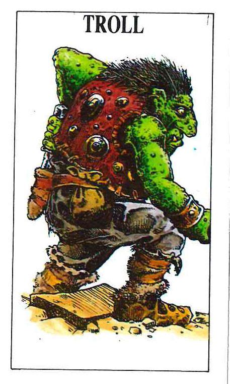 Talisman Troll Character Design 1985 Dungeons And Dragons Art
