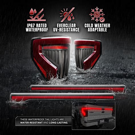 Opt7 Full Width Strip Cross Led Tail Light With Sequential Red Or Yell Opt7 Lighting Inc
