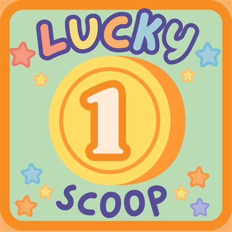 One Lucky Scoop Lucky Star Scoops
