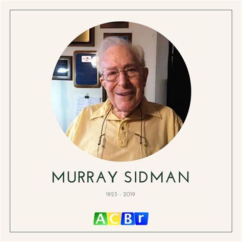 Aos 96 Anos Morre Murray Sidman Acbr