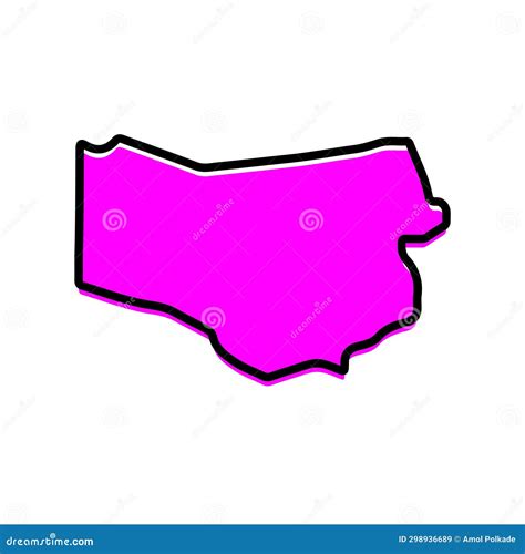 Enga State Map Vector Design Stock Illustration Illustration Of Enga