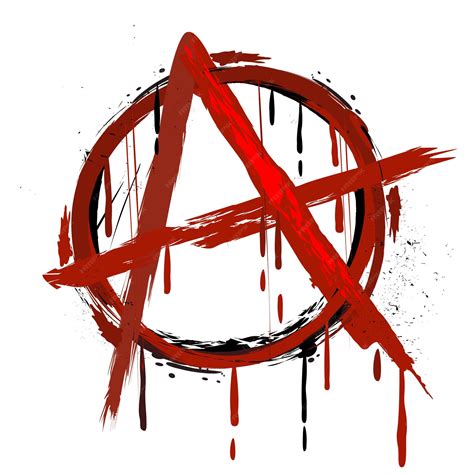 Premium Vector Anarchy Symbol Punks Not Dead Vector Isolated