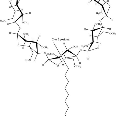 The Structure Of The Synthesized Permethylated β Cyclodextrin With A Download Scientific