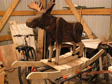 Deans Rocking Moose Moose Rocking Chair How To Make A Reindeer