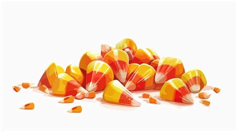 Candy Corn Vector Illustration Cartoon Premium Ai Generated Vector