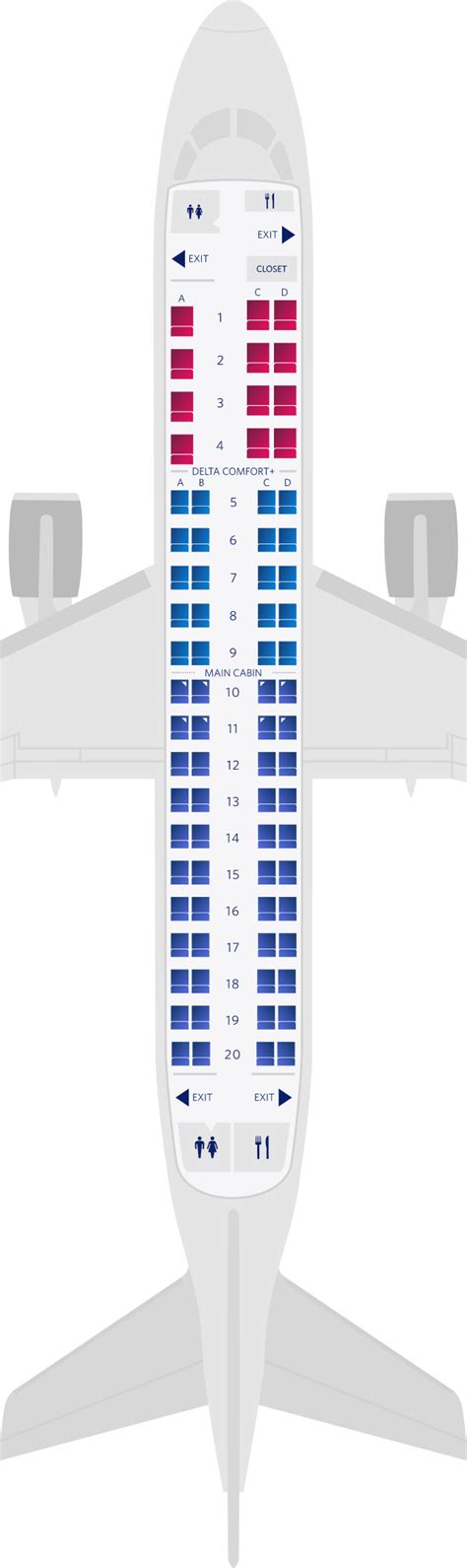Aa Erj 145 Seat Map