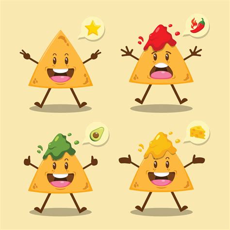Cute Cartoon Nachos