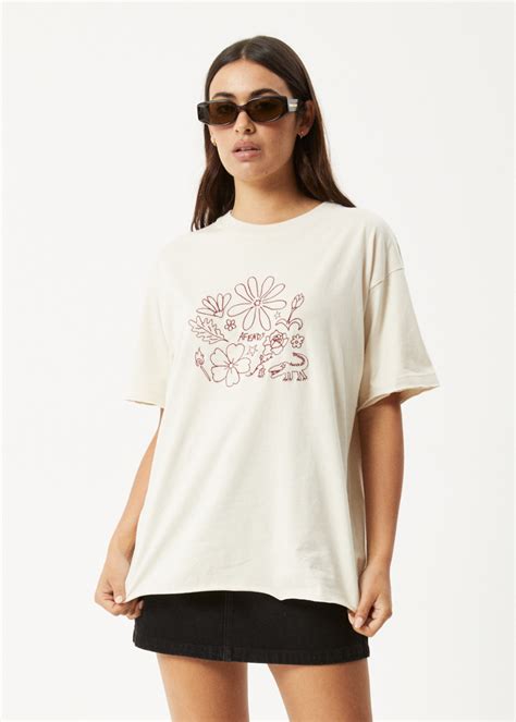 Afends Shapes Oversized Tee Streaky Surf