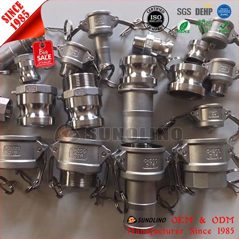 Quick Camlock Coupling Female Coupler With Hose Shank Type C Cam Groove Coupling Quick Camlock