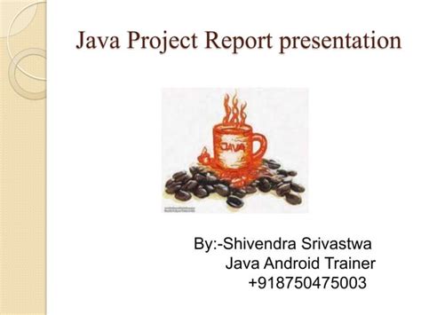 Java Project Presentation Pptx Programming Languages Computing