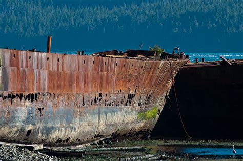 Kelsey Bay Breakwater This Is The Hull Of The Uss Charlest Flickr