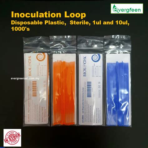 Disposable Plastic Inoculation Loop Sterile Semenyih Selangor