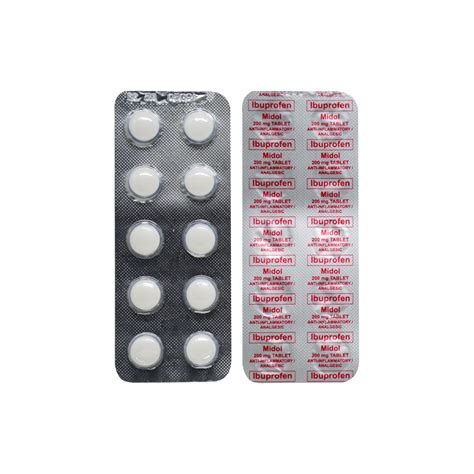 Midol Tab 200mg Sold Per Tablet Lazada Ph