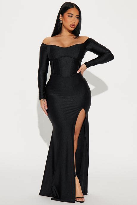 Special Evening Gown Black Fashion Nova